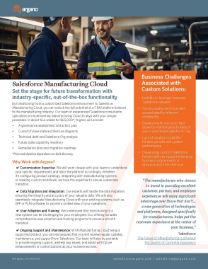 Migrate from Custom Salesforce Solution to Salesforce Manufacturing ...
